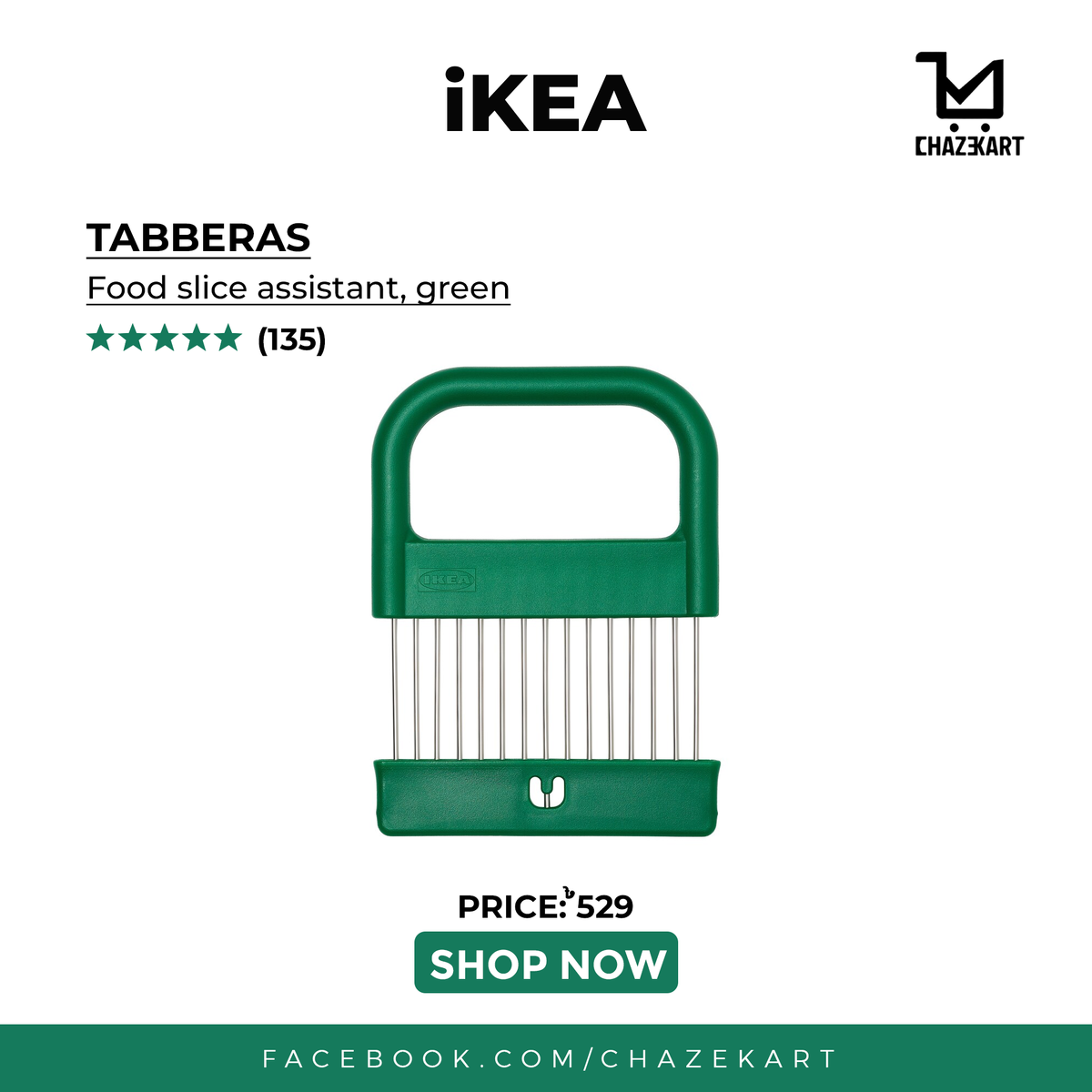 IKEA TABBERAS Food Slicing Assistant, Green – ChazeKart